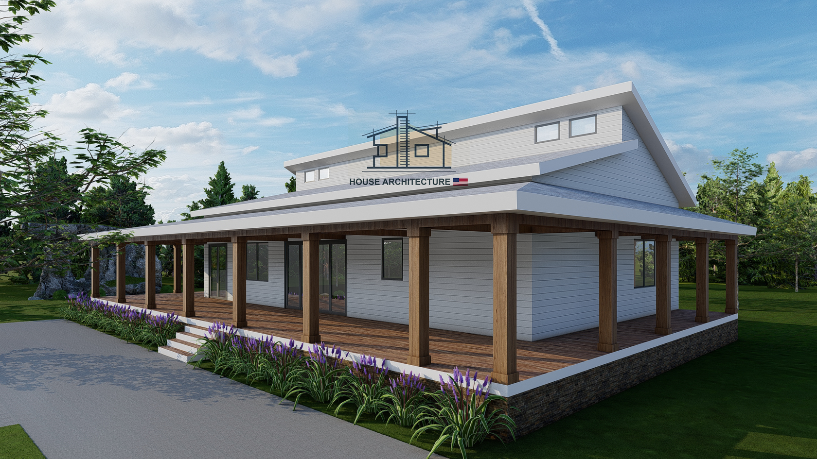 BD0008: Barndominium House 74'x50' - 3 Bedroom, 2 Bathroom, 2 Office ...